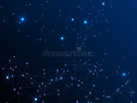 Gometric Plexus Structure Cybernetic Concept Stock Vector Illustration Of Communication