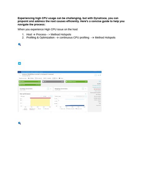 how to diagnose and resolve high cpu usage with dynatrace pdf