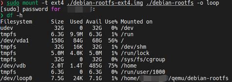 使用qemu启动debian的根文件系统 知乎