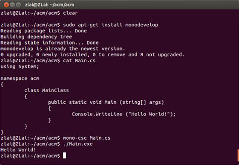 Mono Develop From Linux C Algorithms Blockchain And Cloud