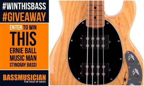 Ended Win This Ernie Ball Music Man Stingray Bass Bass Musician