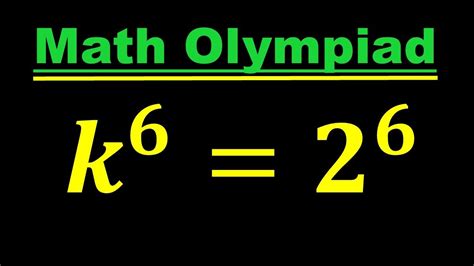Math Olympiad Questions Full Working Maths Matholympiad Youtube