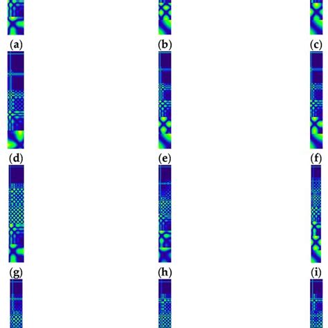 Generated Recurrence Plots A Grounding Resistance 10 Ω B