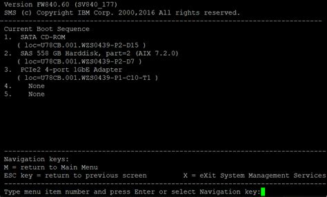 시작 Hmc Lpar Aix Install Cd Rom
