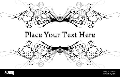 Vintage Frames For Text Stock Vector Image And Art Alamy