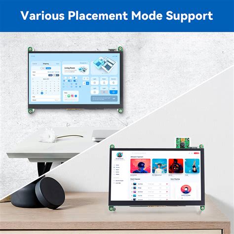 Sunfounder Ts 7 Pro 7 Inch 1024600 Touch Ips Screen For Raspberry Pi 4b3b3bzero 2w Sunfounder
