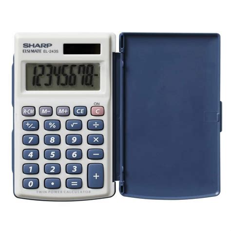 Sharp Calculator El243s 8 Digit Solar Power ⋆ Spend With Us Buy From