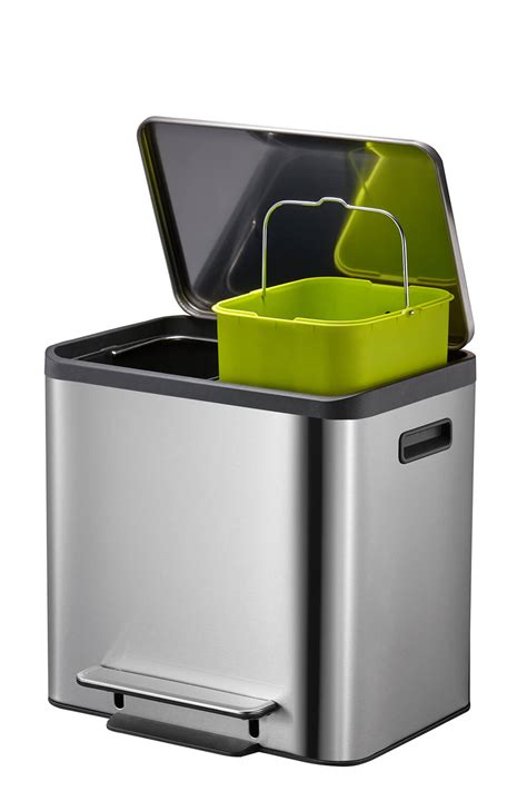 Order EcoCasa Recycle Step Bin L Matt S S Online At EKO Europe