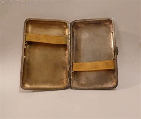 Antiques Atlas Art Nouveau French Silver Cigarette Case 1800s
