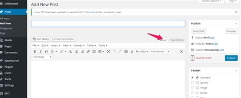 Enable Visual Mode Editor Wordpress Blog Myhostingid