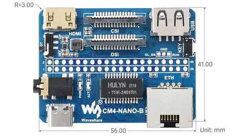Nano Base Board B For Raspberry Pi Compute Module RobotShop