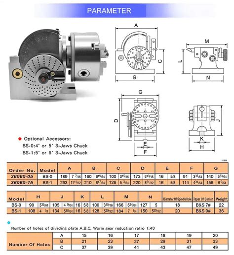Bs 1 8 Precision Indexing Head For Milling Machine Work