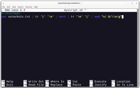 How To Create A Script For A Linux Command OSTechNix