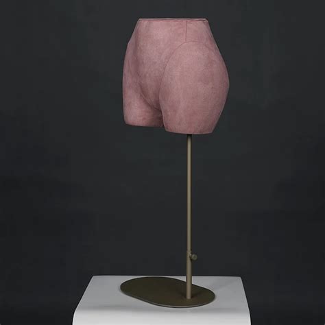 Fabric Covered Mannequin Hip Torso Female Butt Mannequin For Display