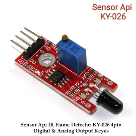 Jual Sensor Api IR Flame Detector KY Pin Jakarta Barat Arfa Arduino Robot Tokopedia