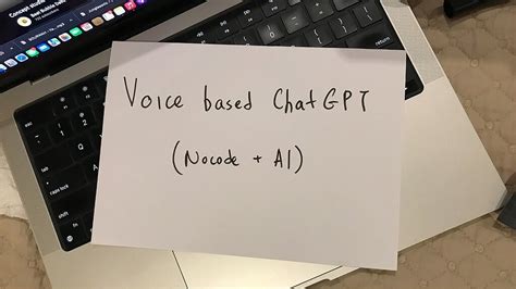 🎙 voice based ai assistant nocode gpt3 documentation openai developer community