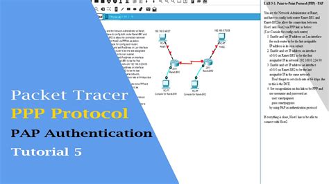 Packet Tracer Ppp Protocol And Pap Authetication Tutorial 5 Youtube