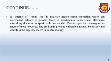 Different Applications And Security Concerns In Iot By Jatin Akad Ppt