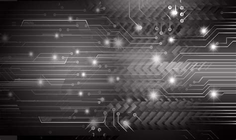 사이버 회로 미래 기술 개념 배경 프리미엄 벡터