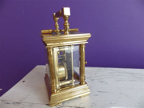 L Epee Miniature Restored Carriage Clock 1960s
