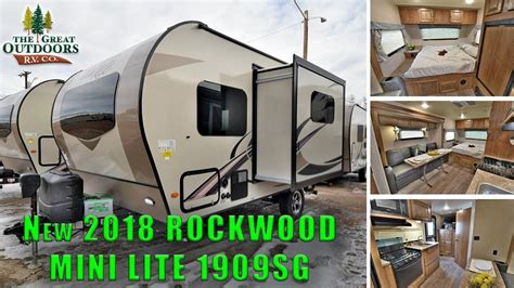 New 2018 Rockwood Mini Lite 1909sg Lightweight Travel Trailer Rv
