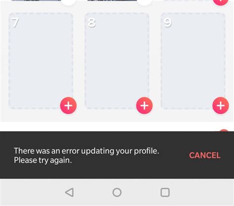 Fix Tinder Error There Was An Error Updating Your Profile Windows