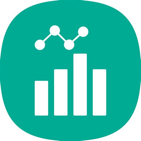 Data Analysis Glyph Curve Icon Vector Art At Vecteezy