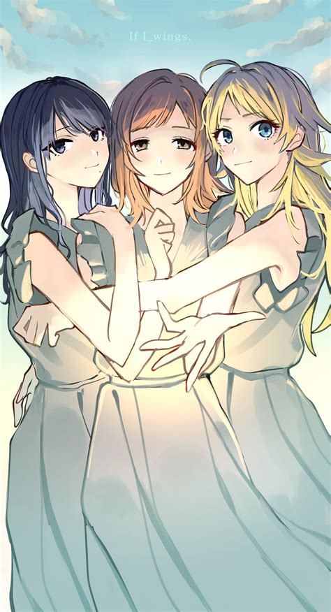 Hachimiya Meguru Sakuragi Mano And Kazano Hiori Idolmaster And 1