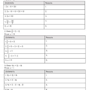 Algebra Proofs Notes And Worksheets Lindsay Bowden Worksheets Library