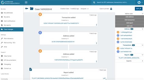 Scorechain Released Case Management Feature To Enhance Risk Aml Investigation On