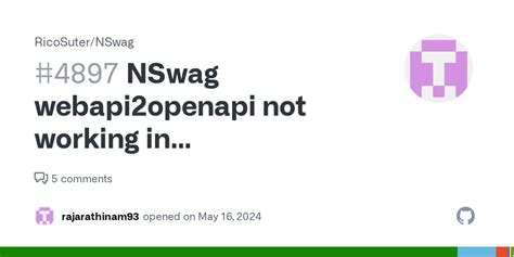 Nswag Webapi2openapi Not Working In Nswagmsbuild 1407 · Issue 4897