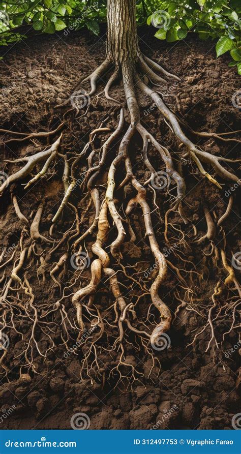 Exposed Tree Roots On Eroded Soil Stock Image Image Of Texture