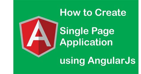 How To Create Single Page Application Using Angularjs Programing Project Programing Project