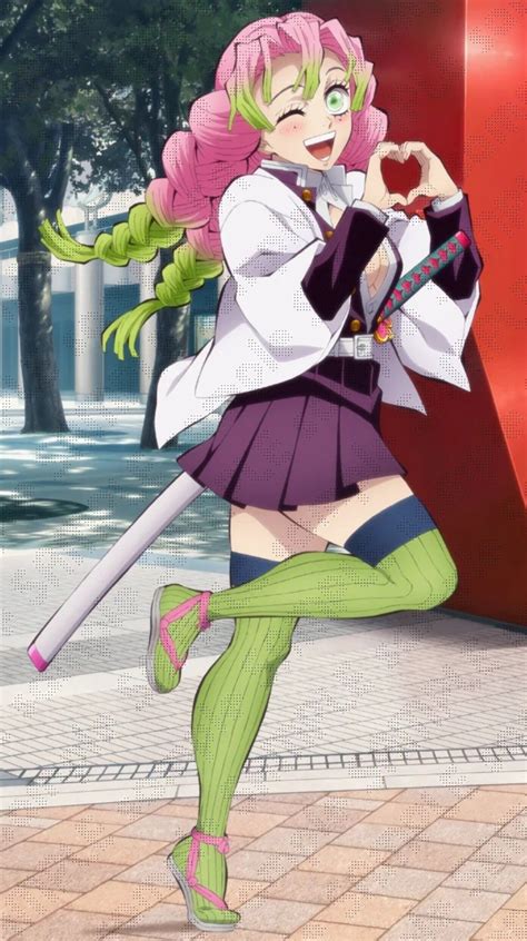 Mitsuri Kanroji Dibujos Animados Bonitos Fondos De Pantallas Cool De