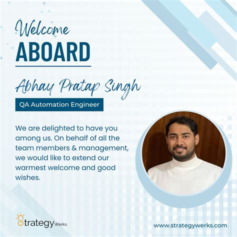 Strategywerks On Linkedin Welcome Qaengineer Automation