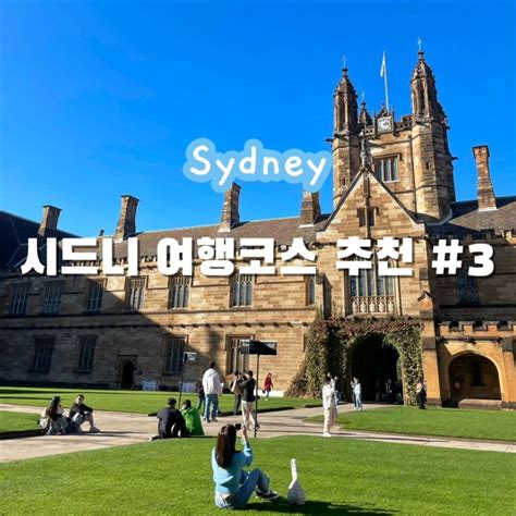 🇦🇺 호주 시드니여행 시드니 여행코스 추천 3 해리포터 분위기의 시드니대학교 캄포스커피 패디스마켓ㅣ달링하버
