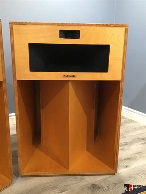 vintage klipsch la scala 1990 raw birch finish consecutive serial numbers original owner