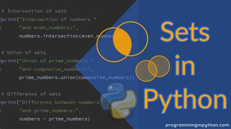 Python Datatype Set Set Operations In Python Data Types Youtube