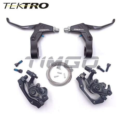Kit De Frenos Tektro Trasero Y Delantero Mt30 Tkr Creek Cave Bike