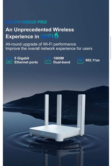 Ruijie Reyee Wifi Router Rg Ew Gx Pro M Wi Fi Dual Band Gigabit Mesh Wifi Router