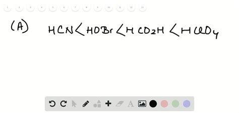 Solveduse The Values Of Ka In Appendix C To Arrange The Following
