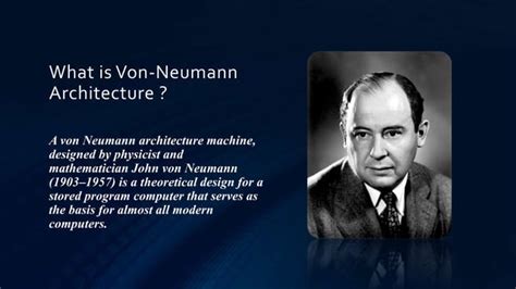 harvard and von neumann architecture ppt computing technology and computing