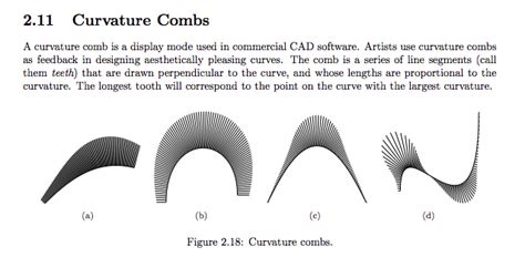 Show Curvature Combs On Bezier Paths Older Feedback And Suggestion