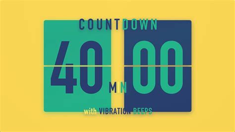 Minutes Flip Clock Timer With Vibration Beeps YouTube
