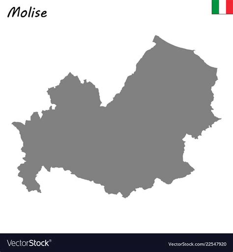 Map Of Region Italy Royalty Free Vector Image Vectorstock