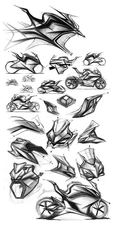 Motorcycle Design Sketch On Behance