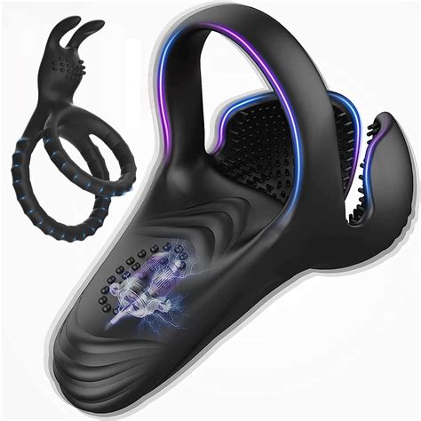Vibration Rooster Sexy Triangle Ring Stimulator Elastic