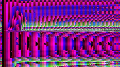 Digital Signal Showing Interference And Distortion Stock Footage Video Of Pixelated Corrupted