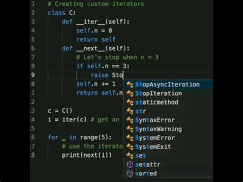 In Python You Can Raise The StopIteration Exception When You Want