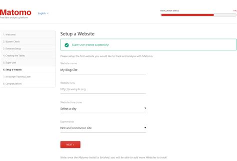 Install Matomo Analytics Inmotion Hosting